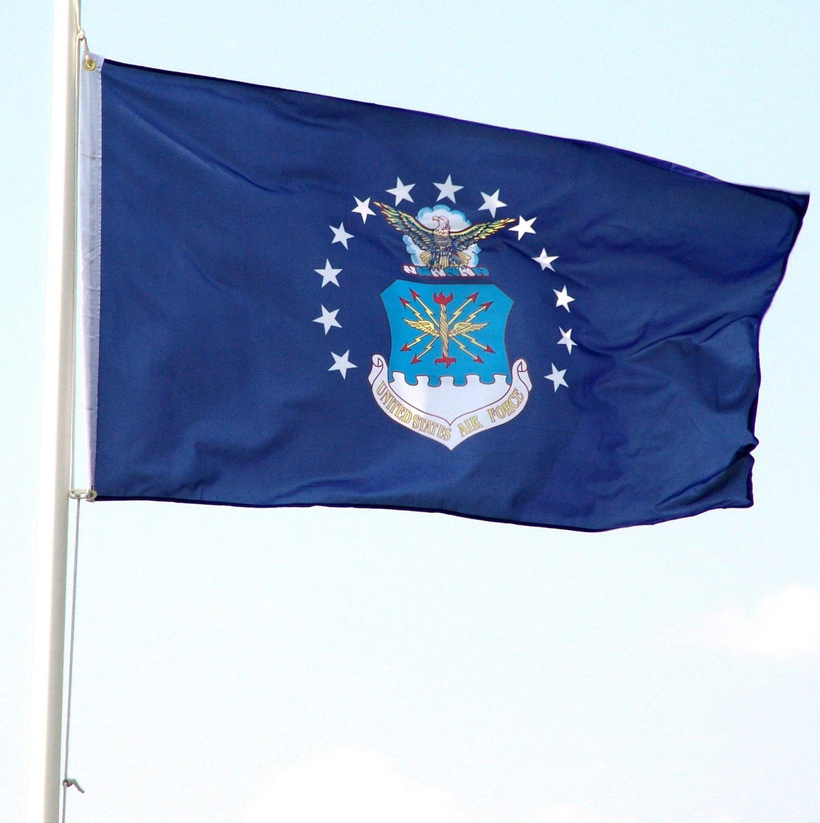 USAF Air Force Flag U.S Military Support Family Decor – Back Your Hero™