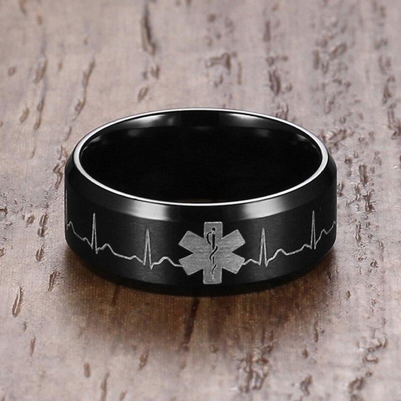 EMS EMT Ring Medical Symbol for Paramedic Support, Awareness & Support ...